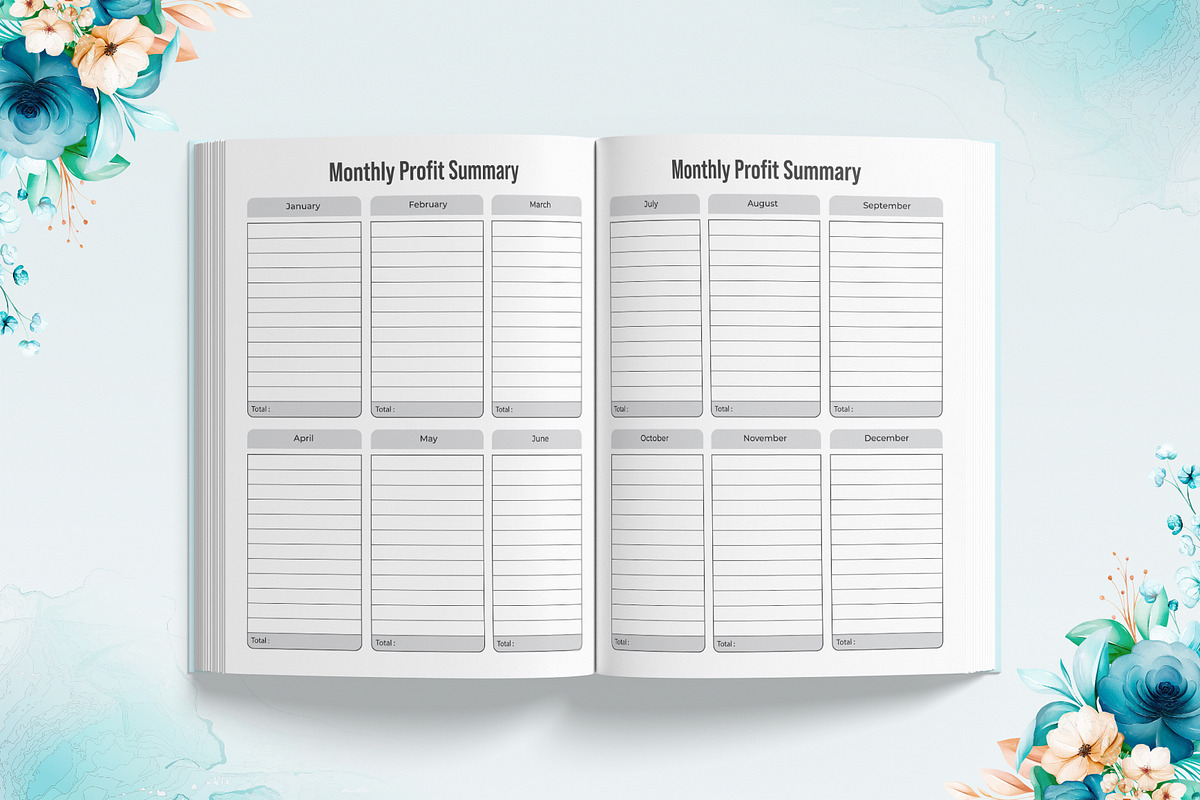 Yearly Business Planner KDP Interior