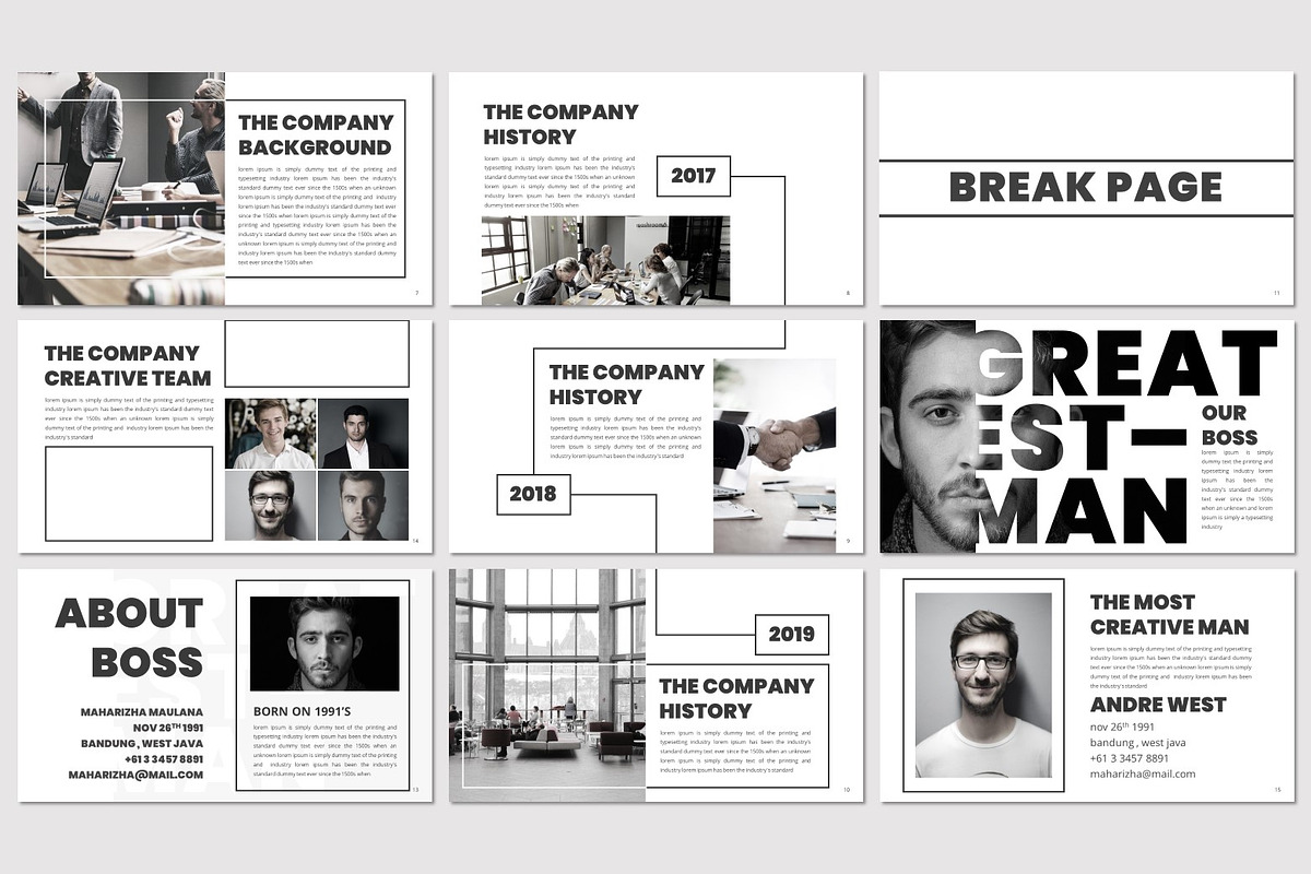 Breaking News - Google Slides, a Presentation Template by inspirasign