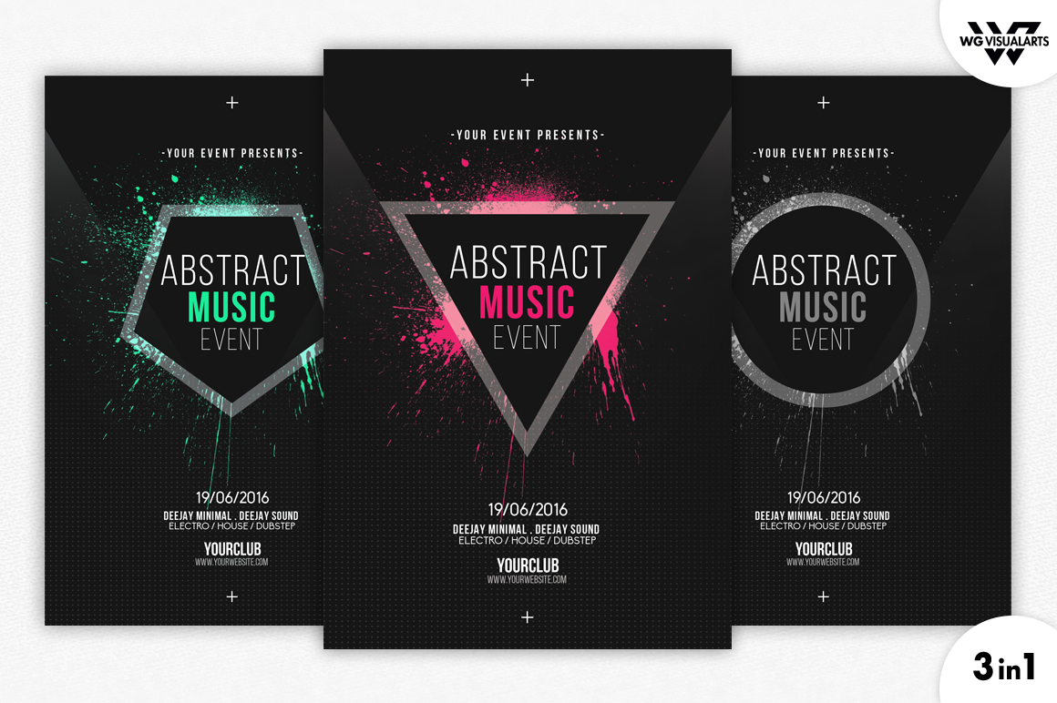 MINIMAL ABSTRACT Flyer Template, a Flyer Template by WG DESIGN