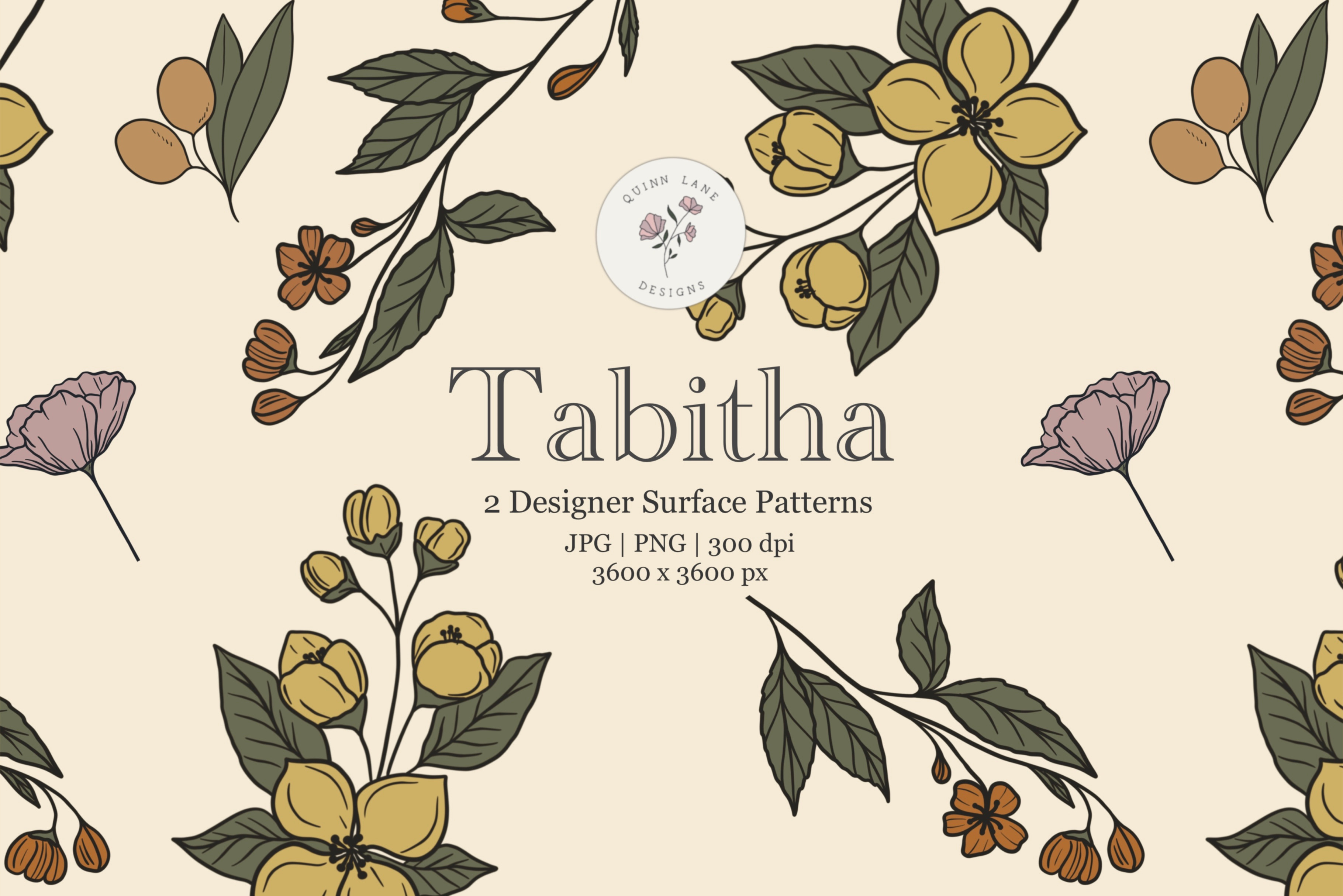 Spring Floral Seamless Pattern