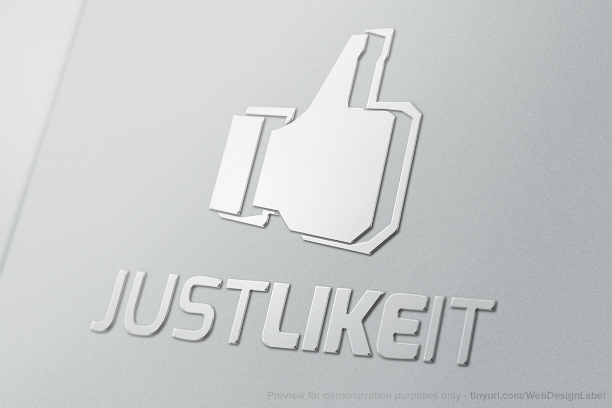 Just Like It Logo, a Branding & Logo Template by Web Design Label