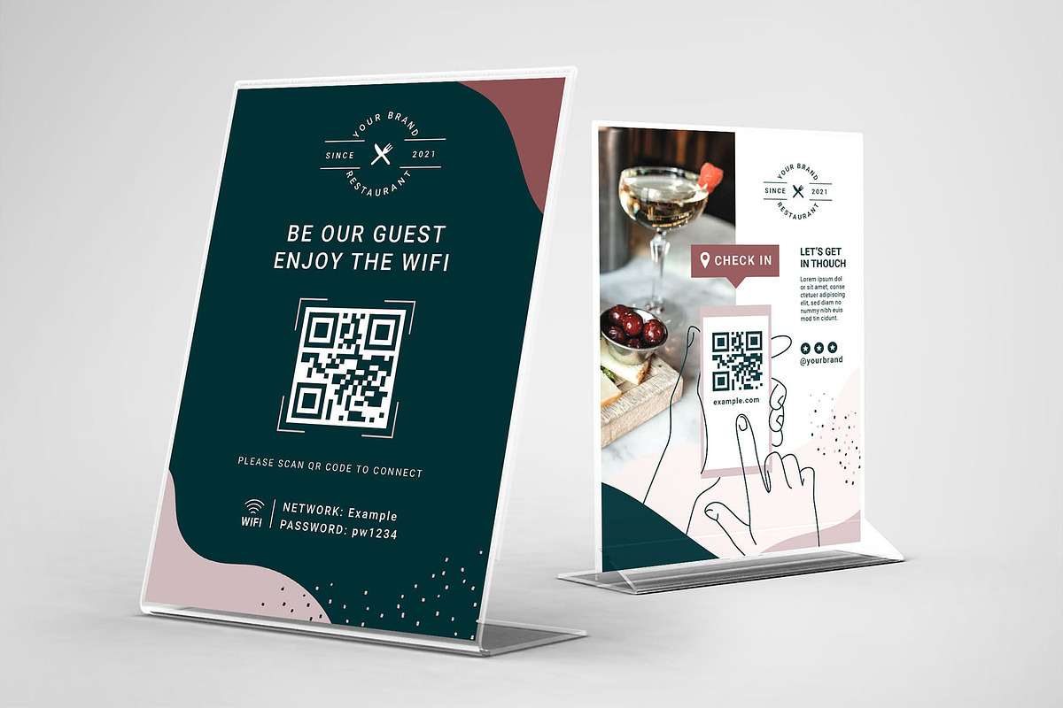 QR Code Flyer Templates Vol.6, a Flyer Template by BrandPacks