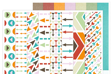 Funky Digital Pattern Papers, a Pattern Graphic by StylishDesignMe