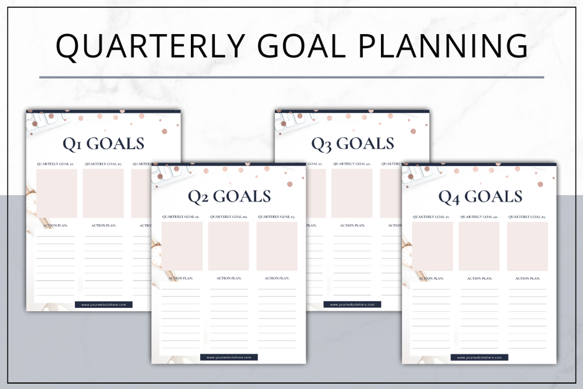 Canva Planner - Rose Gold, a Stationery Template by Lady Boss Studio ...