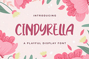 Cindyrella - Playful Display Font, a Font by StringLabs