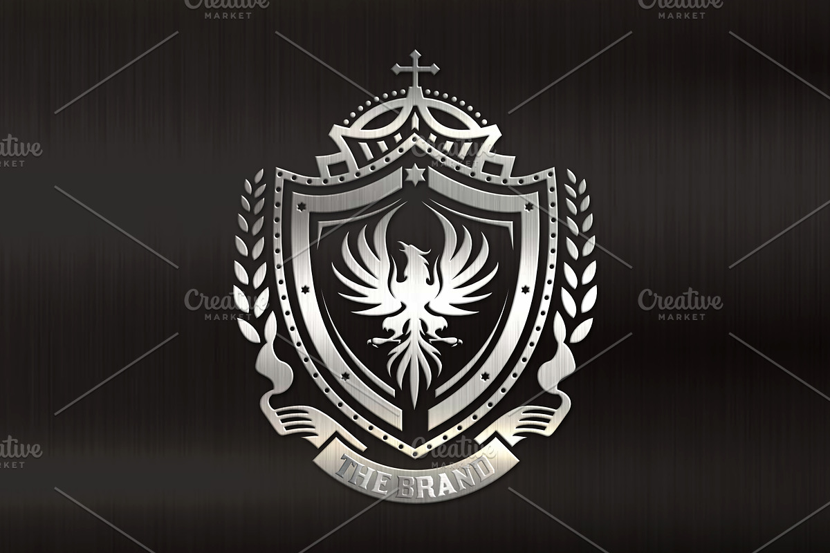 Phoenix shield, a Branding & Logo Template by herulogo