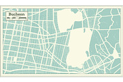 Bucheon South Korea City Map, a Transportation Illustration by Booblgum