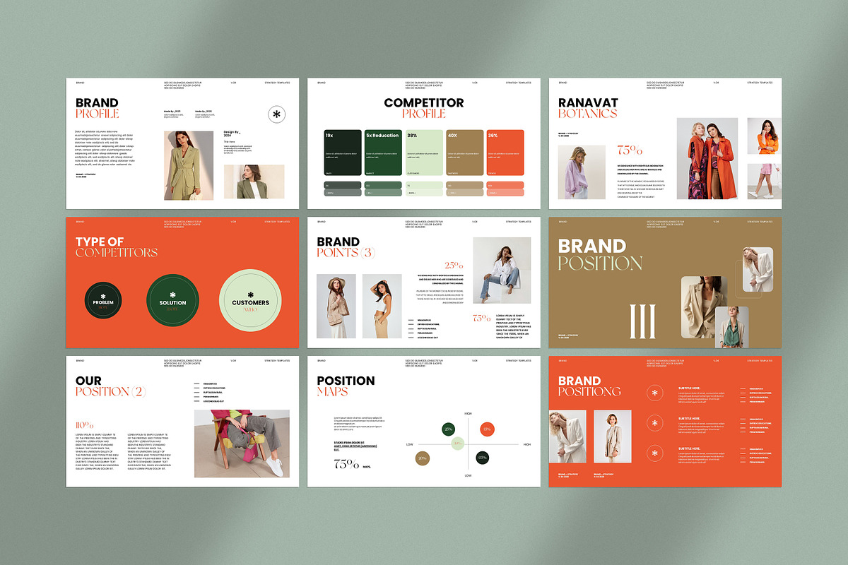 Brand Strategy Presentation Template, a Presentation Template by ...