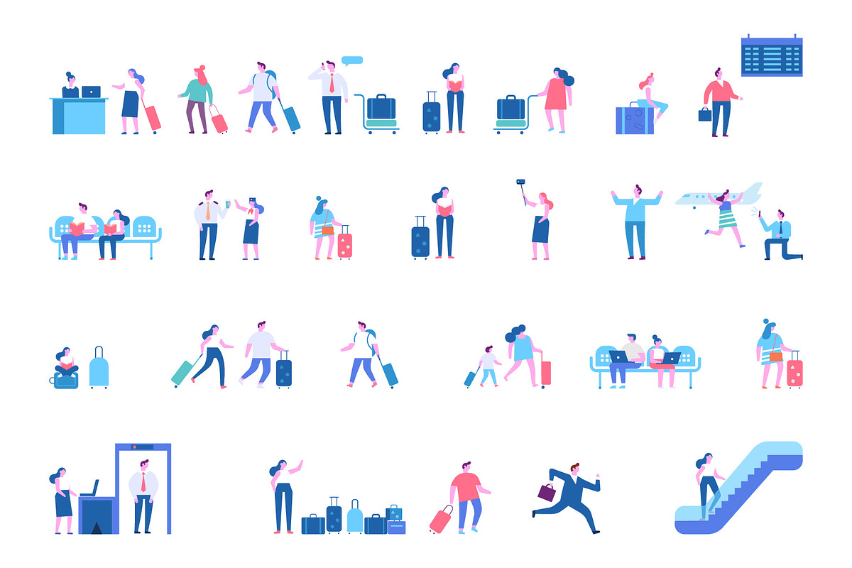 Different people big vector set, a Person Illustration by Vector_Art