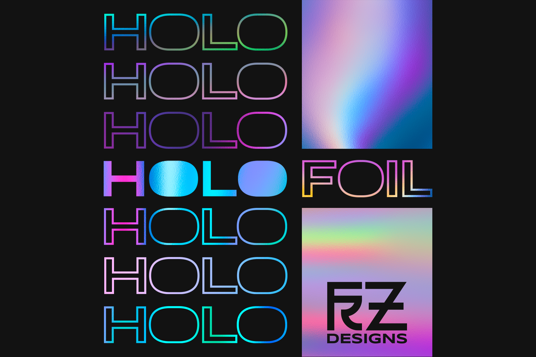 HOLOFOIL 15 Holographic Textures