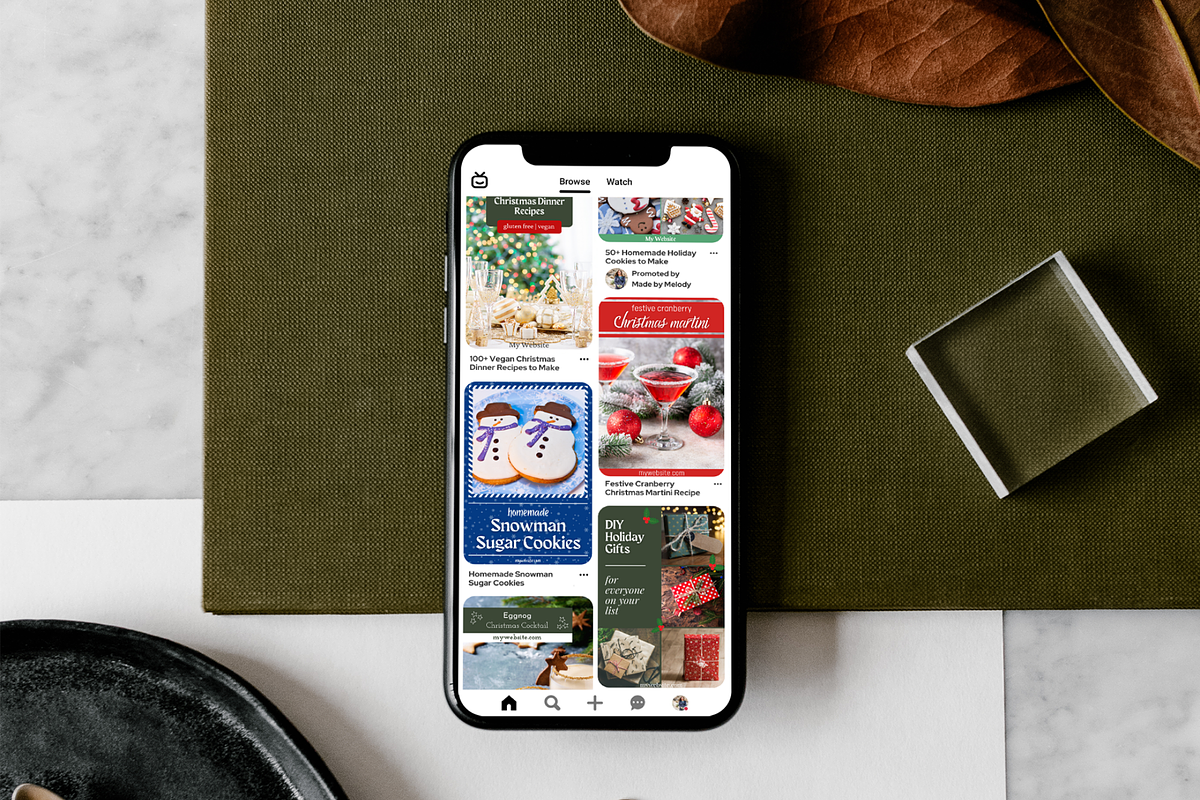 Christmas Canva Pinterest Templates