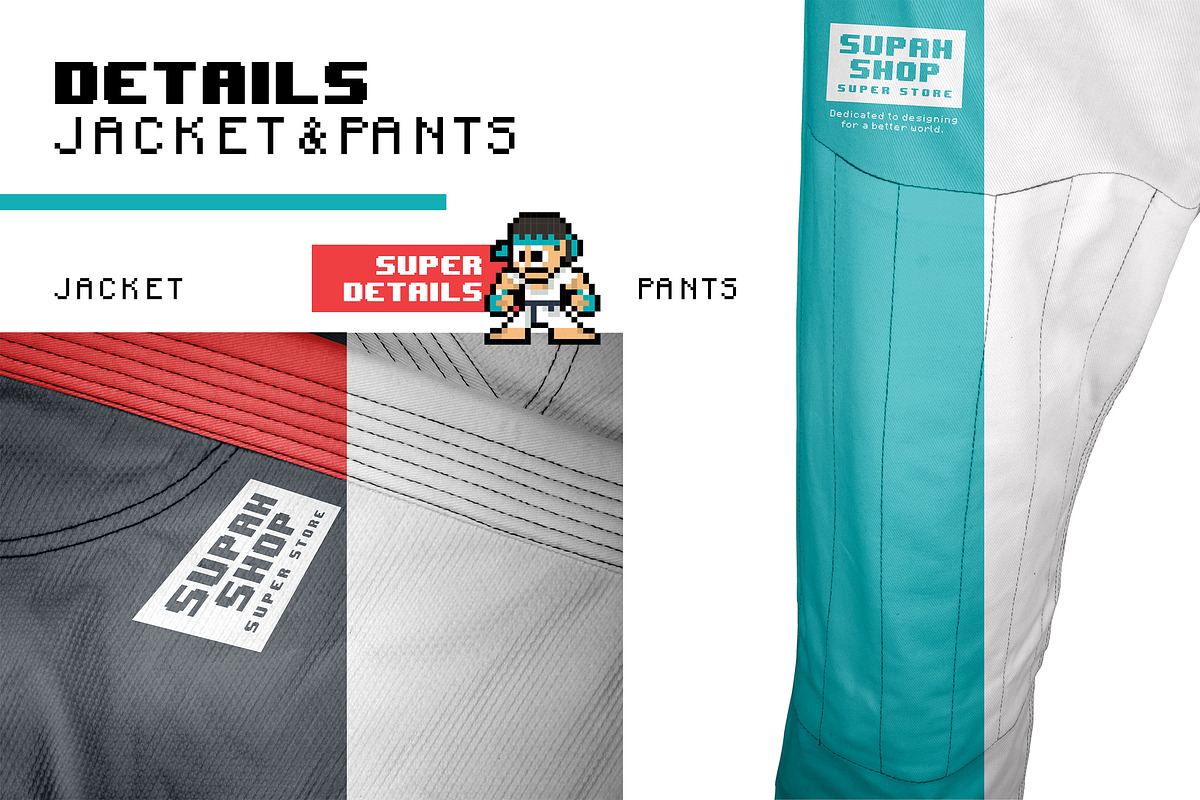 Jiu Jitsu Gi Mockup Bundle, a Mockup by Supah Shop