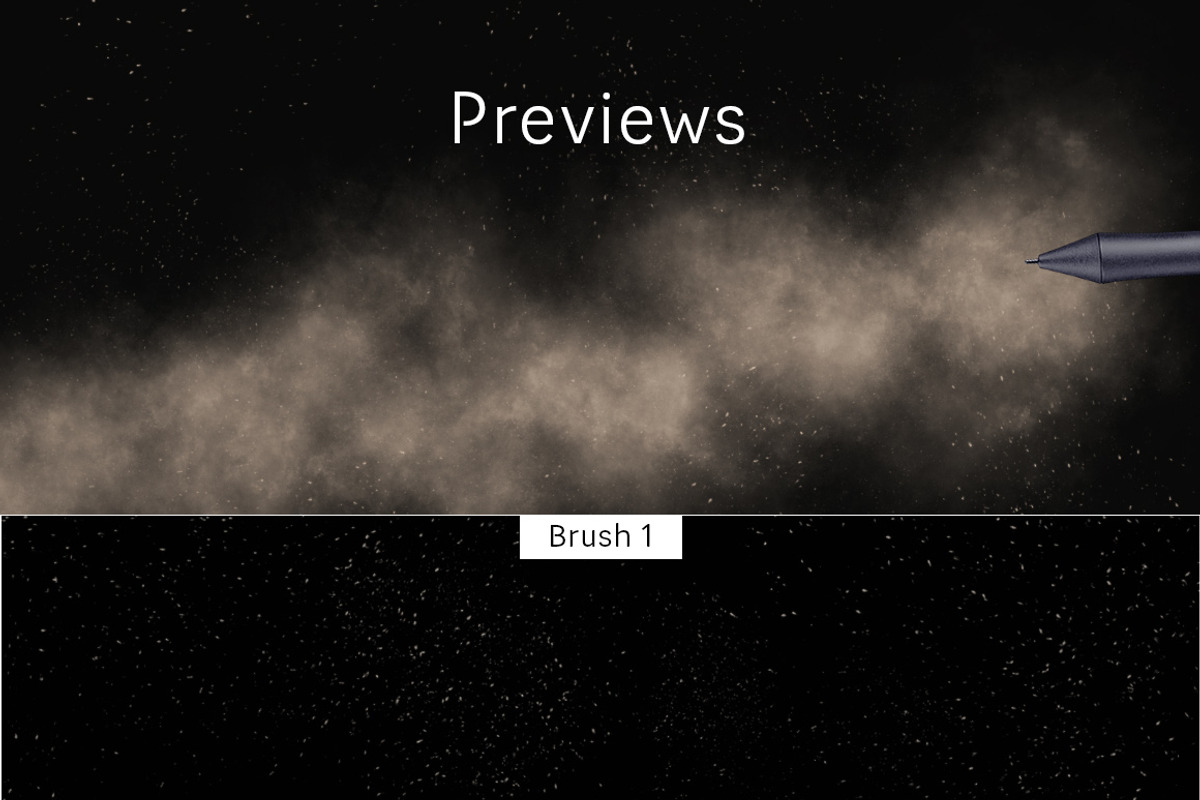 Dust Photoshop Brushes, a Brush Add-On by Freezerondigital