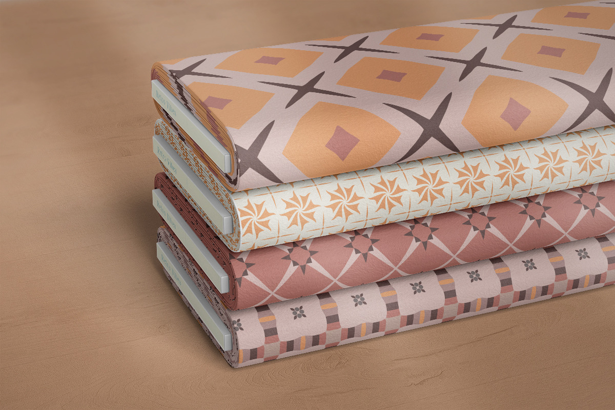 Modern Geometric Vector Patterns, a Pattern Graphic by Jennadesigns