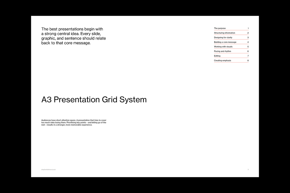 A3 Presentation Grid System – InDesign