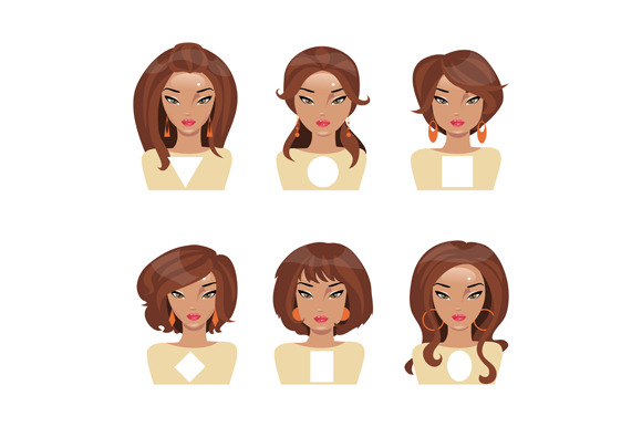 Face shape. Vector Illustration, an Illustration by artbesouro