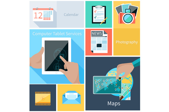 Web Applications Concepts, an Object Graphic by robuart