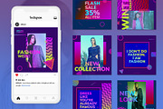 Gradient Fashion Instagram Post, a Social Media Template by temphall