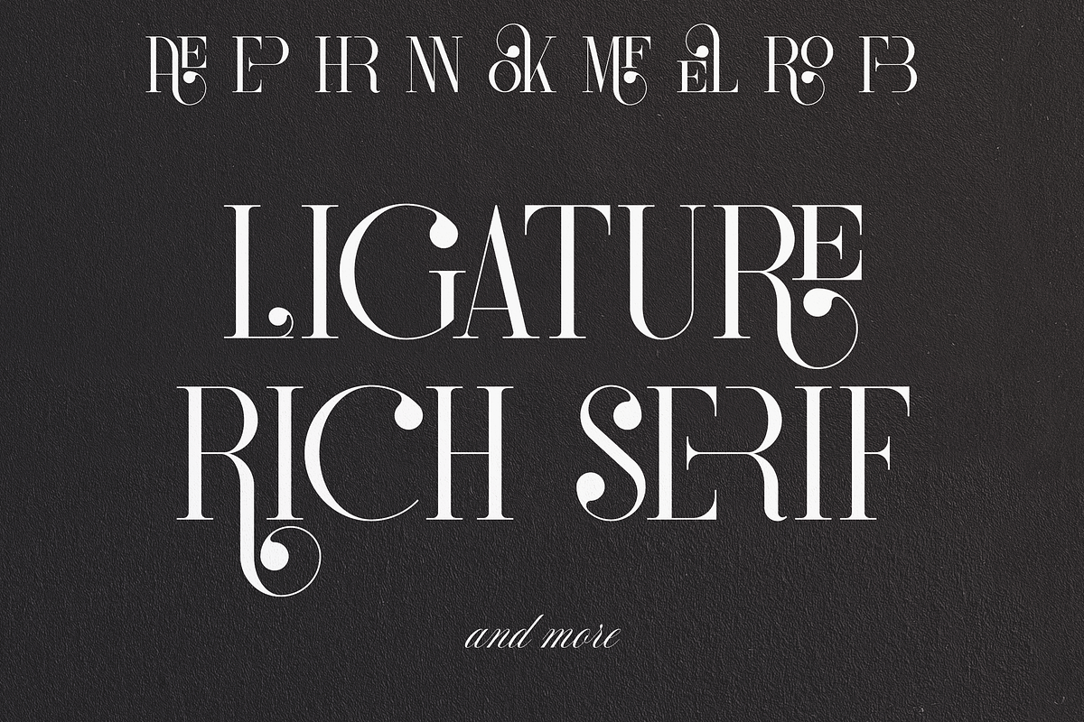 Redmark - elegant serif font