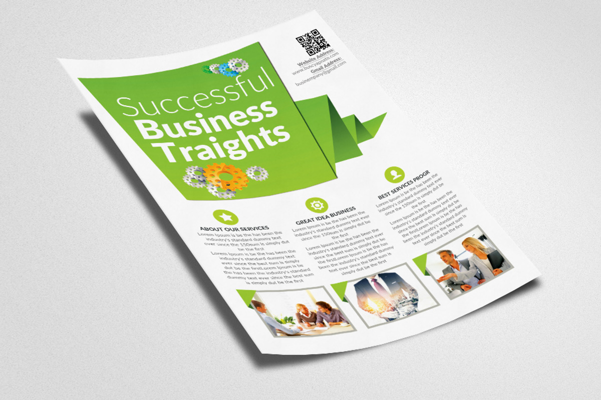 Business Training & Coaching Flyer, a Flyer Template by Design Up