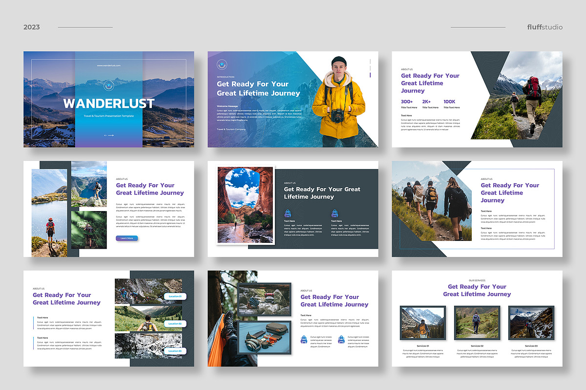Adventure Travel Slides Template