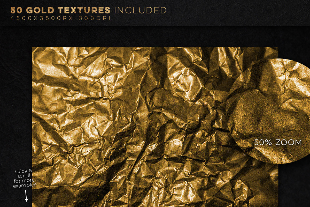 350 Gold & Metallic Textures, a Texture Graphic by Graphicdome