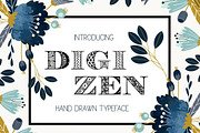 Digizen Decorative Font, a Font by Digital Typeface Studio
