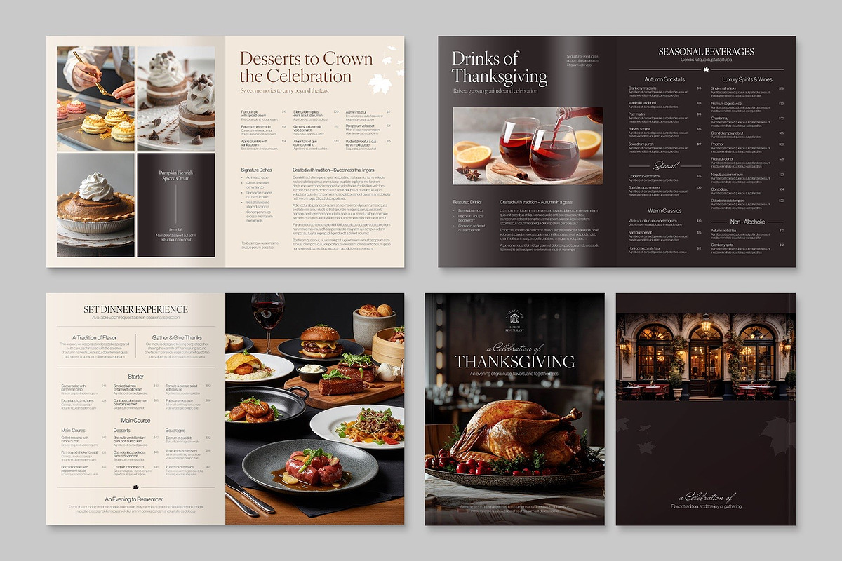 Thanksgiving Brochure Template, a Brochure Template by BrandPacks