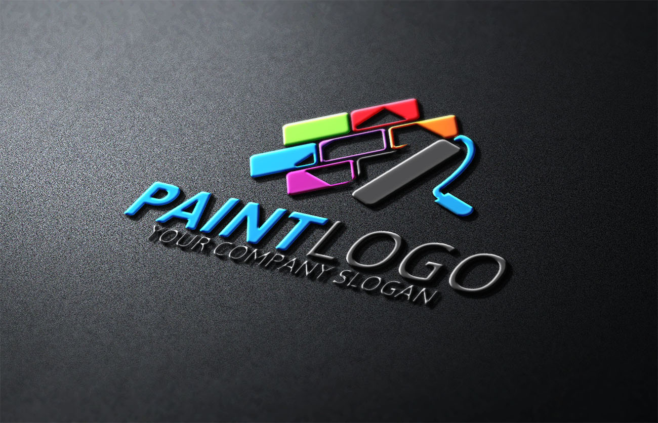 Paint Logo, a Branding & Logo Template by Josuf Media | Creative Market