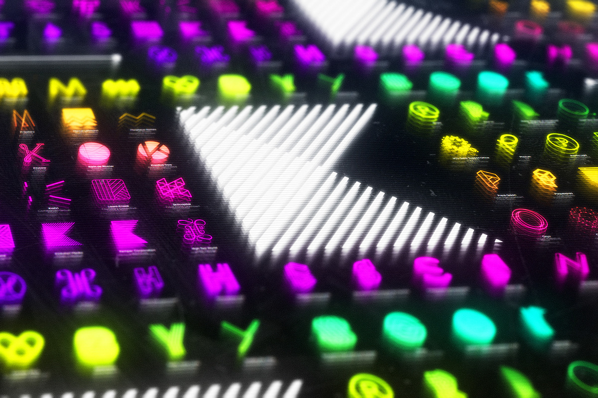 Cyber - Futuristic Neon Display