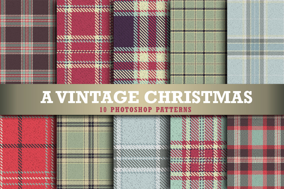 A Vintage Christmas, a Pattern Graphic by Digital Art Creations