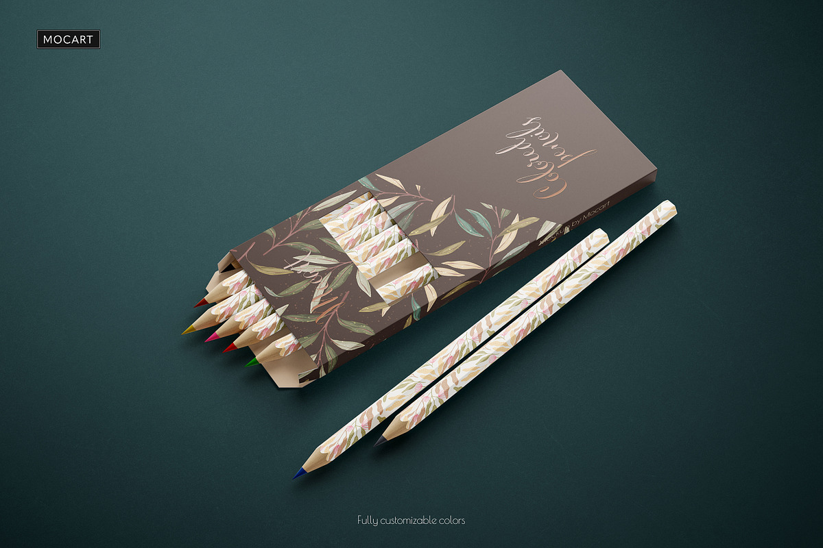 Color Pencils Mockup Set, a Pens & Pencil Mockup by Mocart