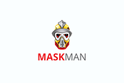 Mask Man Logo, a Branding & Logo Template by Maraz Logo