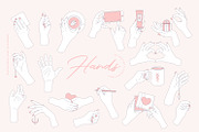 Hands collection, a Decorative Illustration by adehoidar
