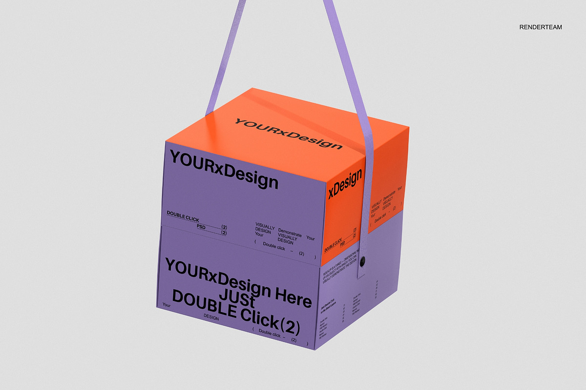 Paper Box Mockup Set (5 PSD)