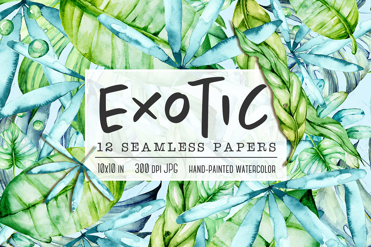 12 Exotic seamless patterns, a Pattern Graphic by PixelJungle