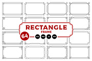 Rectangle frame bundle | Creative Market