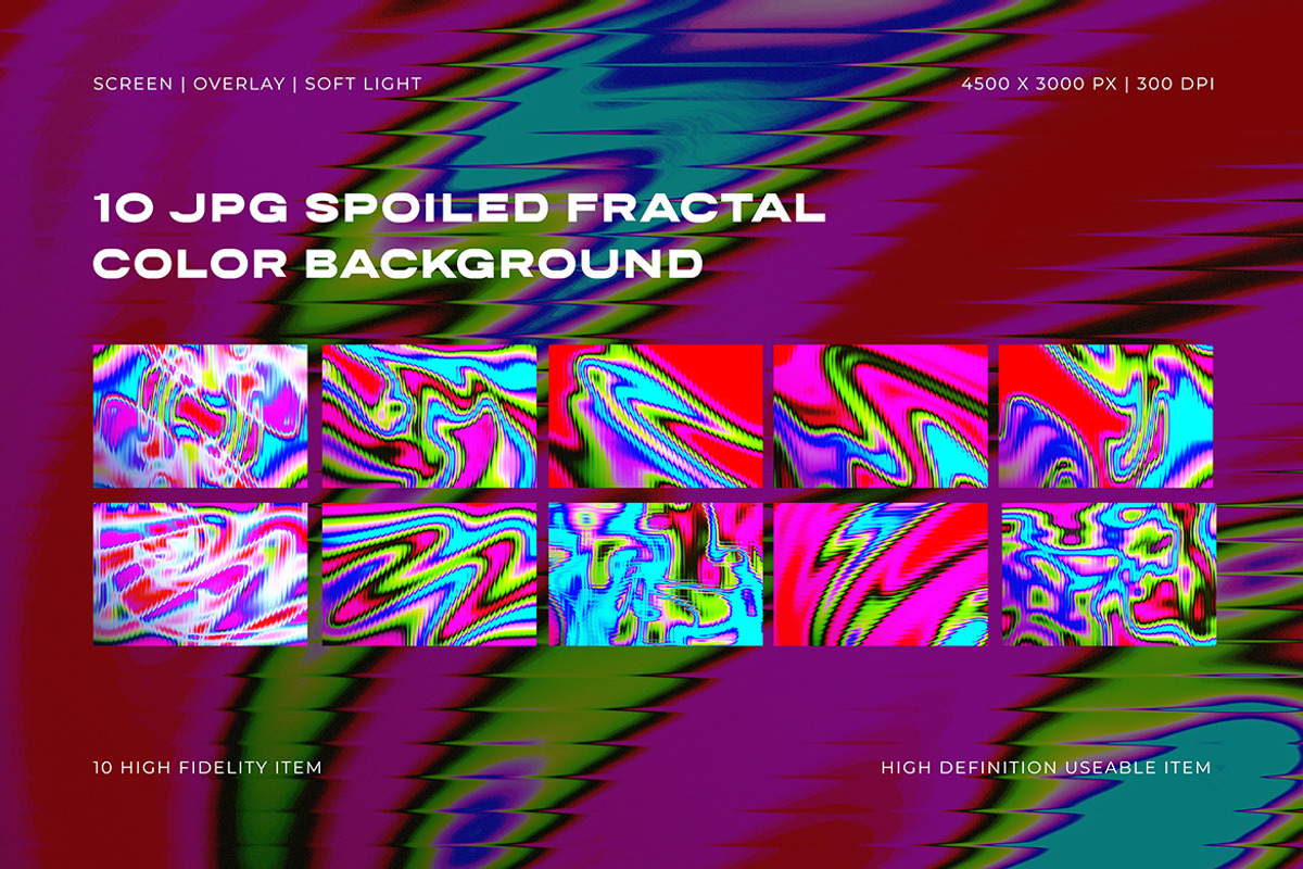 Spoiled Fractal Color Background, a Background Graphic by Pitchlook.Studio
