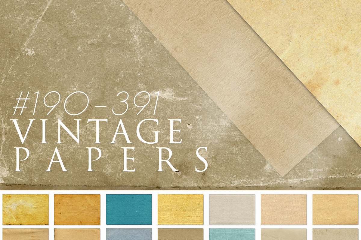 391 Vintage Paper Textures, a Texture Graphic by ArtistMef