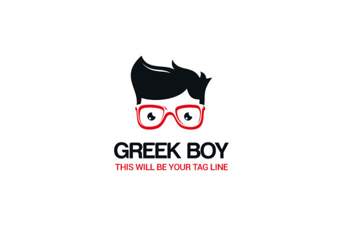 Greek boy Logo, a Branding & Logo Template by The Branding Fusion