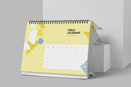 Mini Desk Calendar Mockup | Product Mockups ~ Creative Market