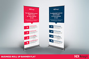Roll up banner Flat - NEX, a Presentation Template by UNIK Agency