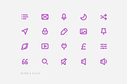 Bold Purple, an Outline Icon by Kirill