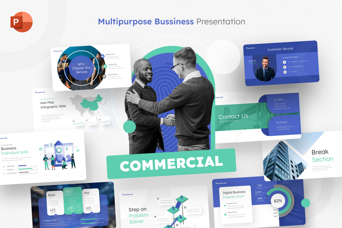 Commercial PowerPoint Template