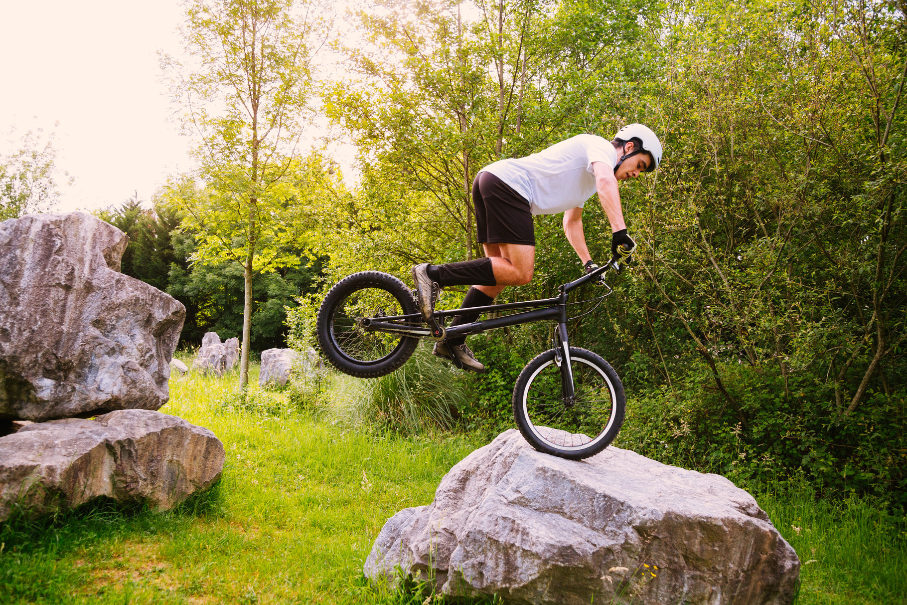 Making tricks on a trial bike, a Sports & Recreation Photo by asife