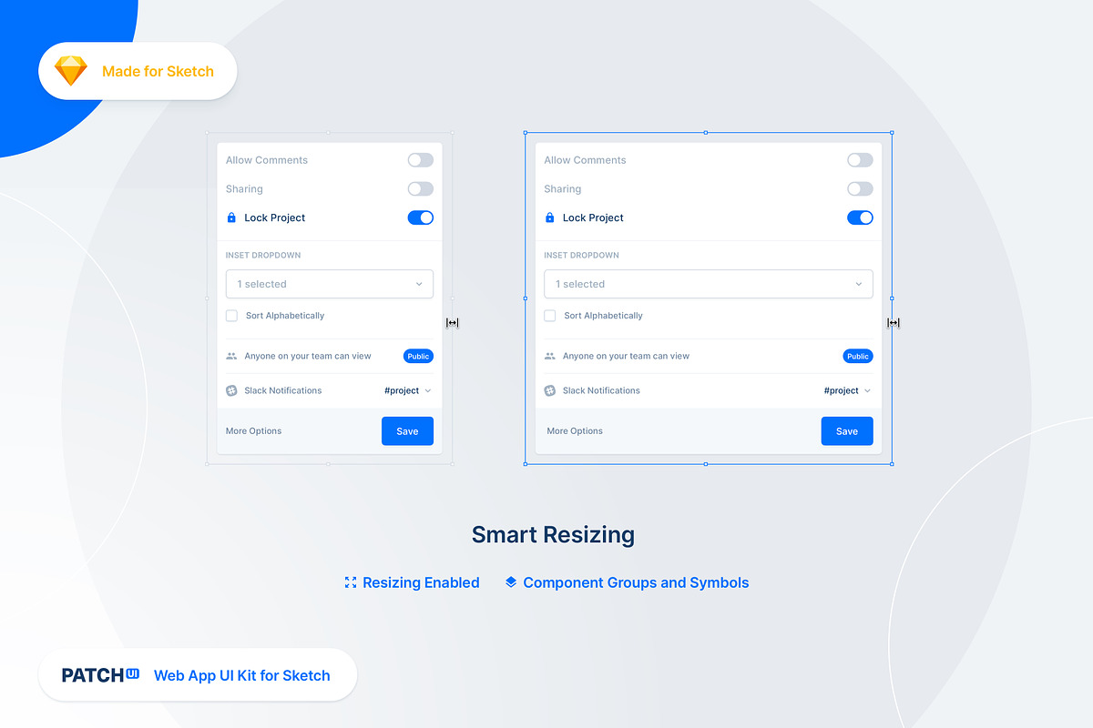 Patch UI – Web App UI Kit, an UI Kit Template by Petr Knoll