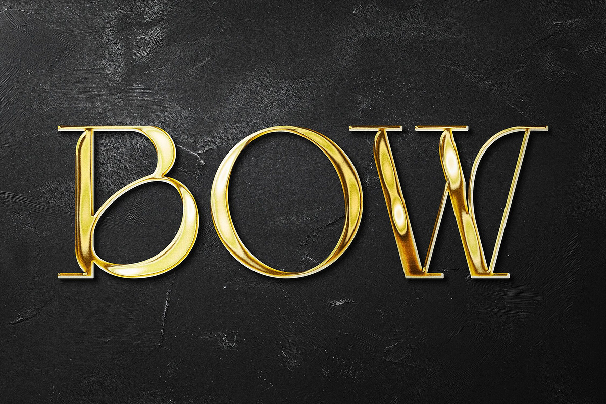 Gold Metallic Text & Logo Effect, a Layer Style Add-On by Design Squad