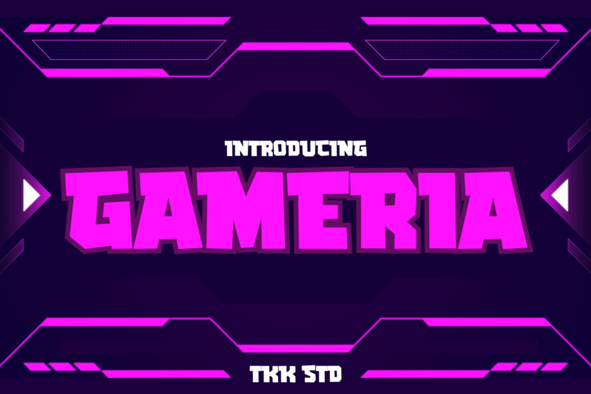 Gaming Font Bundle V1