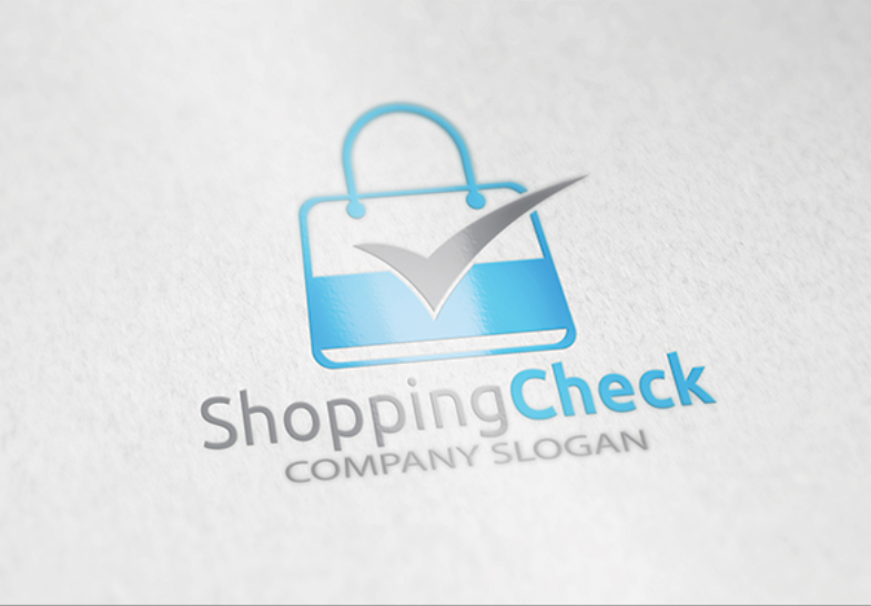 Shopping Check Logo, a Branding & Logo Template by Vectorwins Premium Shop