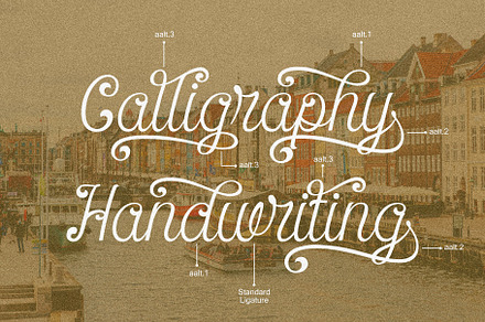 Heartstrong Script, a Script Font by Get Studio